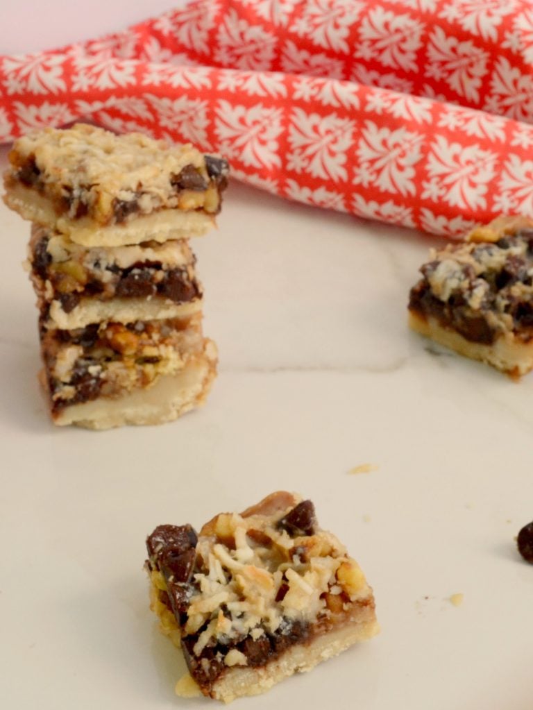 Five Layer Bars {Vegan, Refined Sugar Free} | The Surfer's Kitchen
